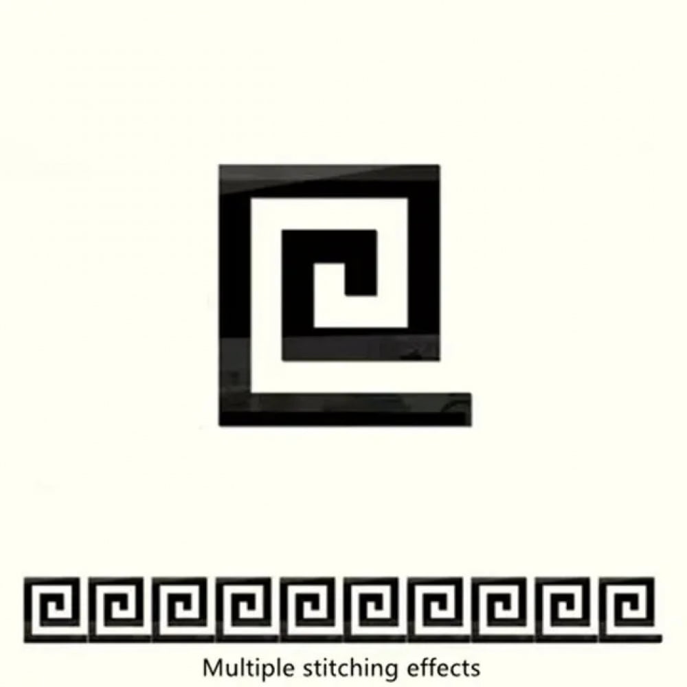 5/10cm Acrylic Wall Mirror Sticker with Adhesive for Living Room ...