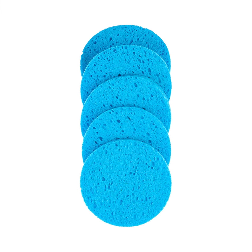 5/10pcs 6/7/8/9cm Face Round Makeup Remover Tool Natural Wood Pulp ...