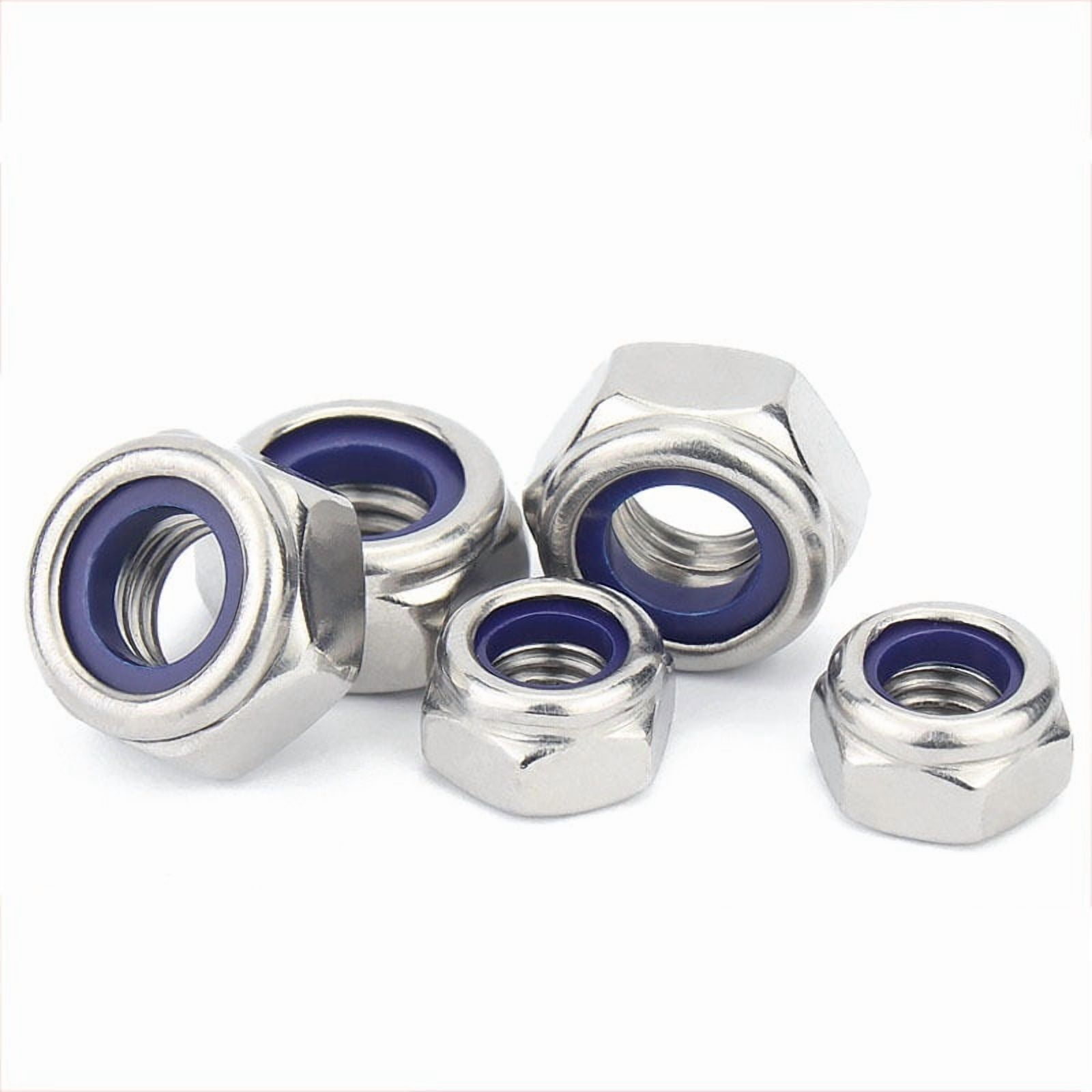 5/10pcs A4 Stainless Steel Hex Locking Nut M3 M4 M5 M6 M8 M10 Hexagon ...