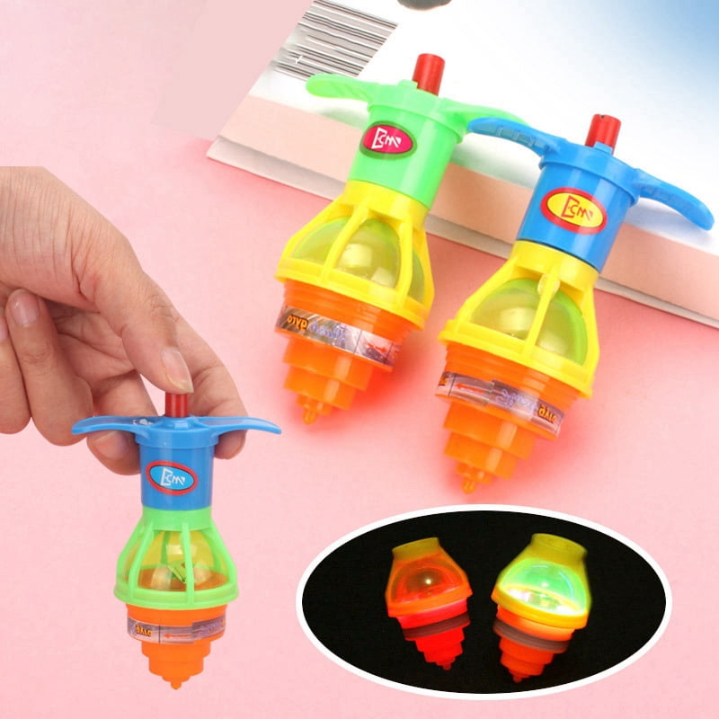NOBRAND Glow Rotating Gyro Kid Toys 5/10pcs Birthday, Christmas, New ...