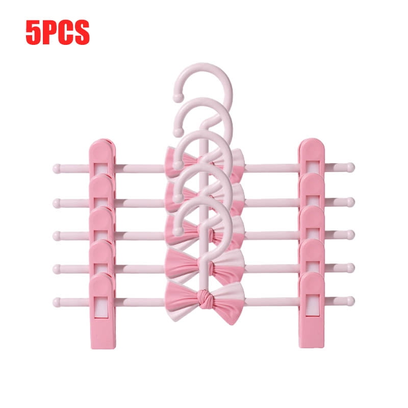 5/10pcs Skirt Peg Hanger with Adjustment Plastic Grip Pant Rack Space ...