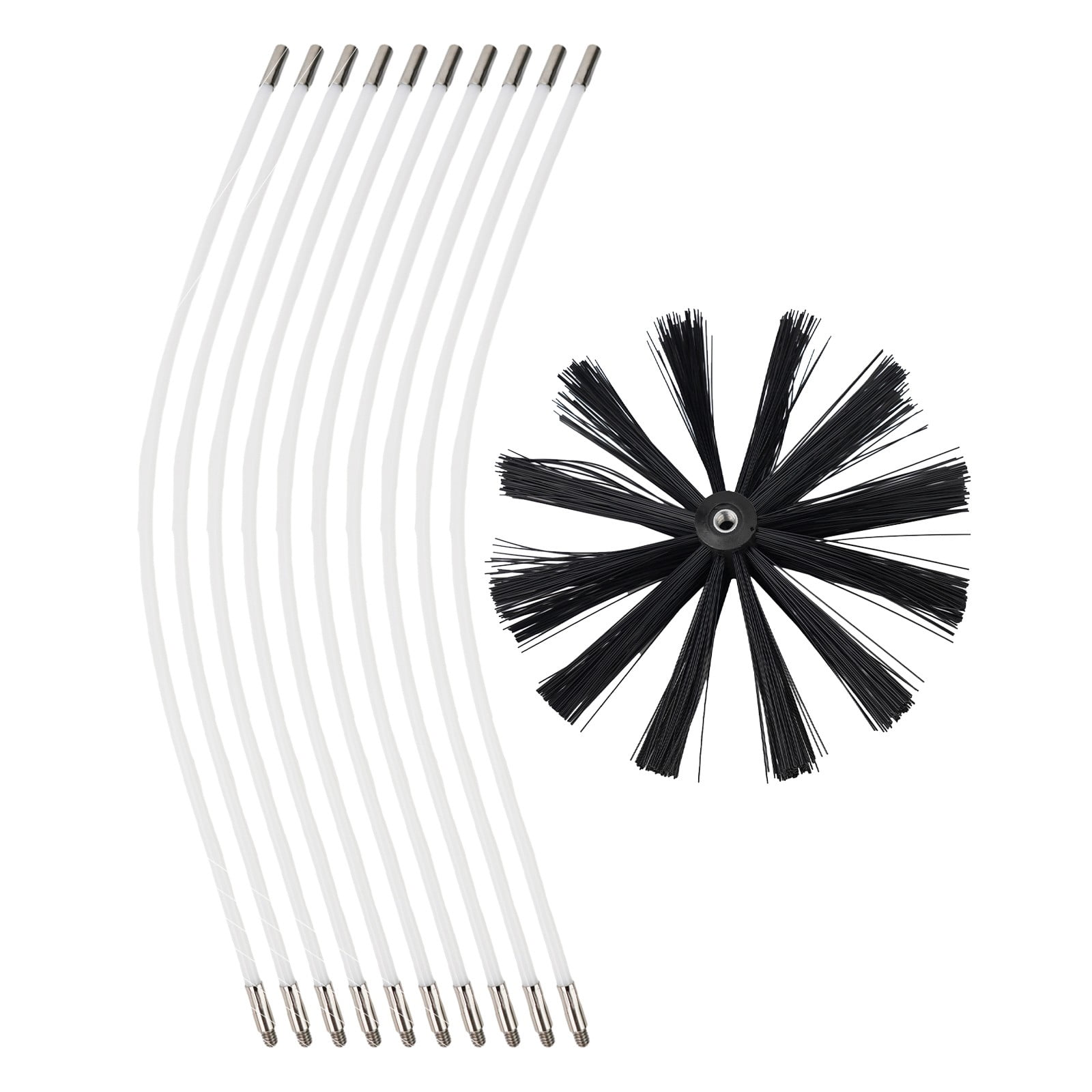 5/11/13pc Kitchen Nylon Chimney Cleaner Brush Clean Chimney Cleaner ...