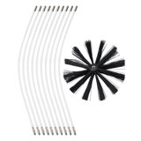 5/11/13pc Kitchen Nylon Chimney Cleaner Brush Clean Chimney Cleaner ...