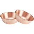 5.11" Round Solid Copper Bowl - Hand-Forged Decorative & Serving, Food ...