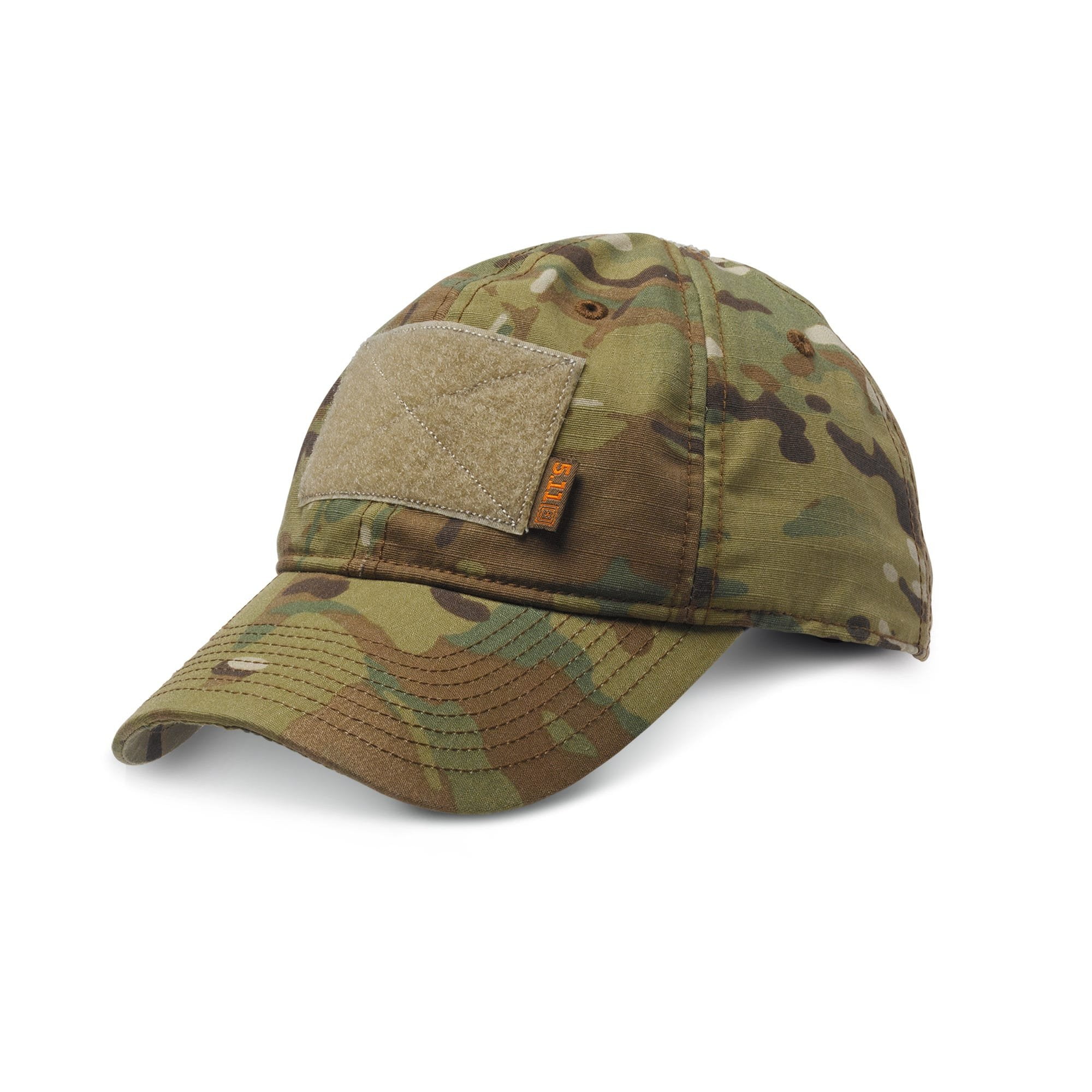 5.11 Tactical Flag Bearer Camo Hat, Custom Patch Ready Cap, Adjustable, Style 89063ABR - Walmart.com