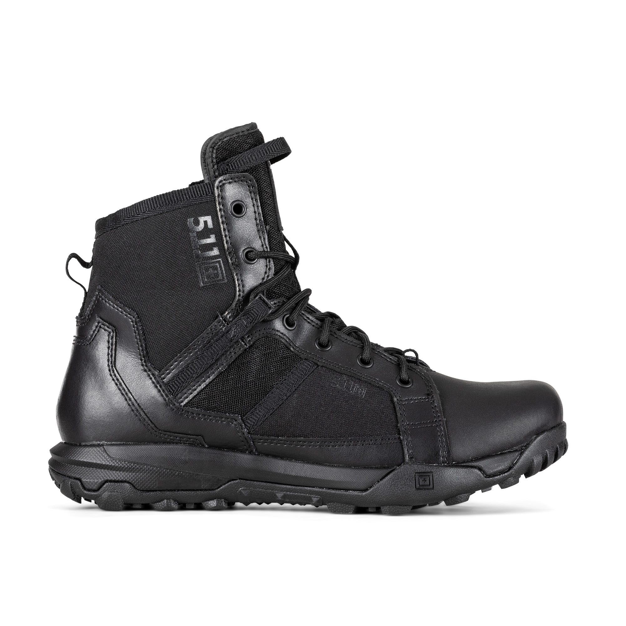 5.11 Tactical Men's Work Boots, 6-Inch, Side Zipper, All Terrain Boot ...