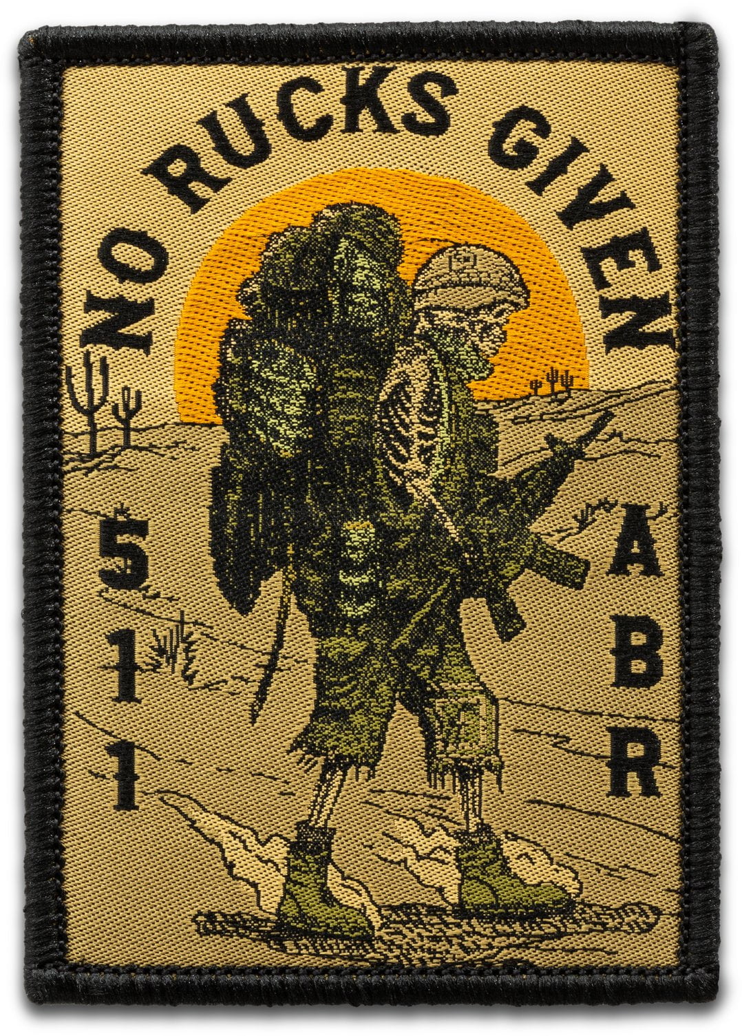 5.11 Tactical Patch - No Rucks Given Patch, Hook-Back Adhesion, Laser ...