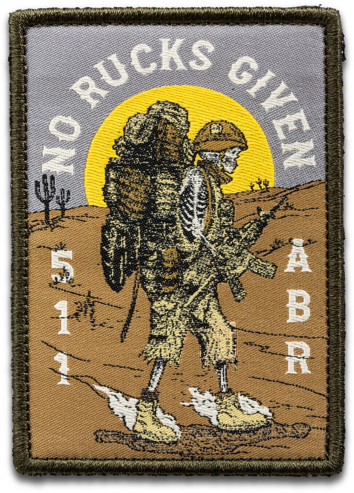 5.11 Tactical Patch - No Rucks Given Patch, Hook-Back Adhesion, Laser ...