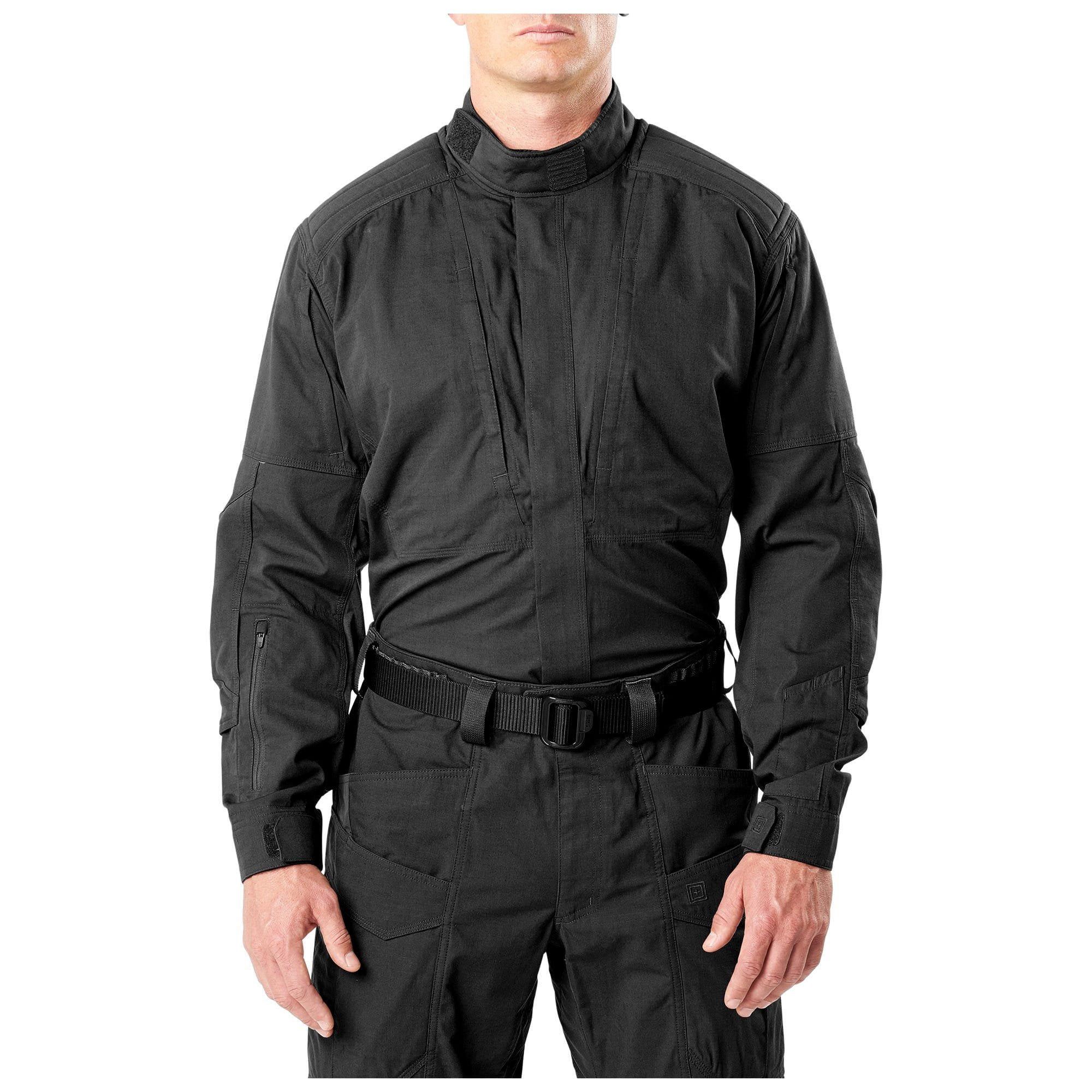 5.11 Work Gear Men's XPRT Uniform Work Long Sleeve Shirt, Teflon Finish ...