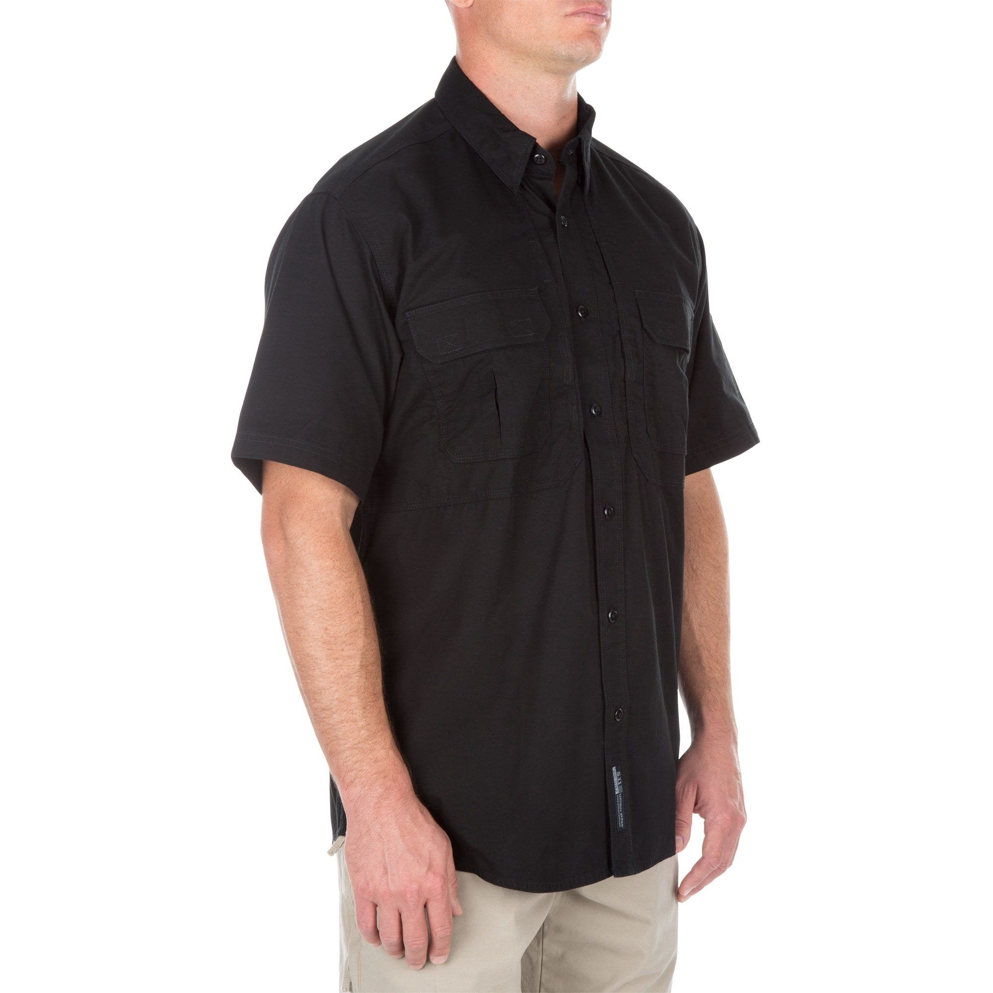 5.11 Work Gear Short Sleeve Low Profile Design Button Up Polo Shirt ...