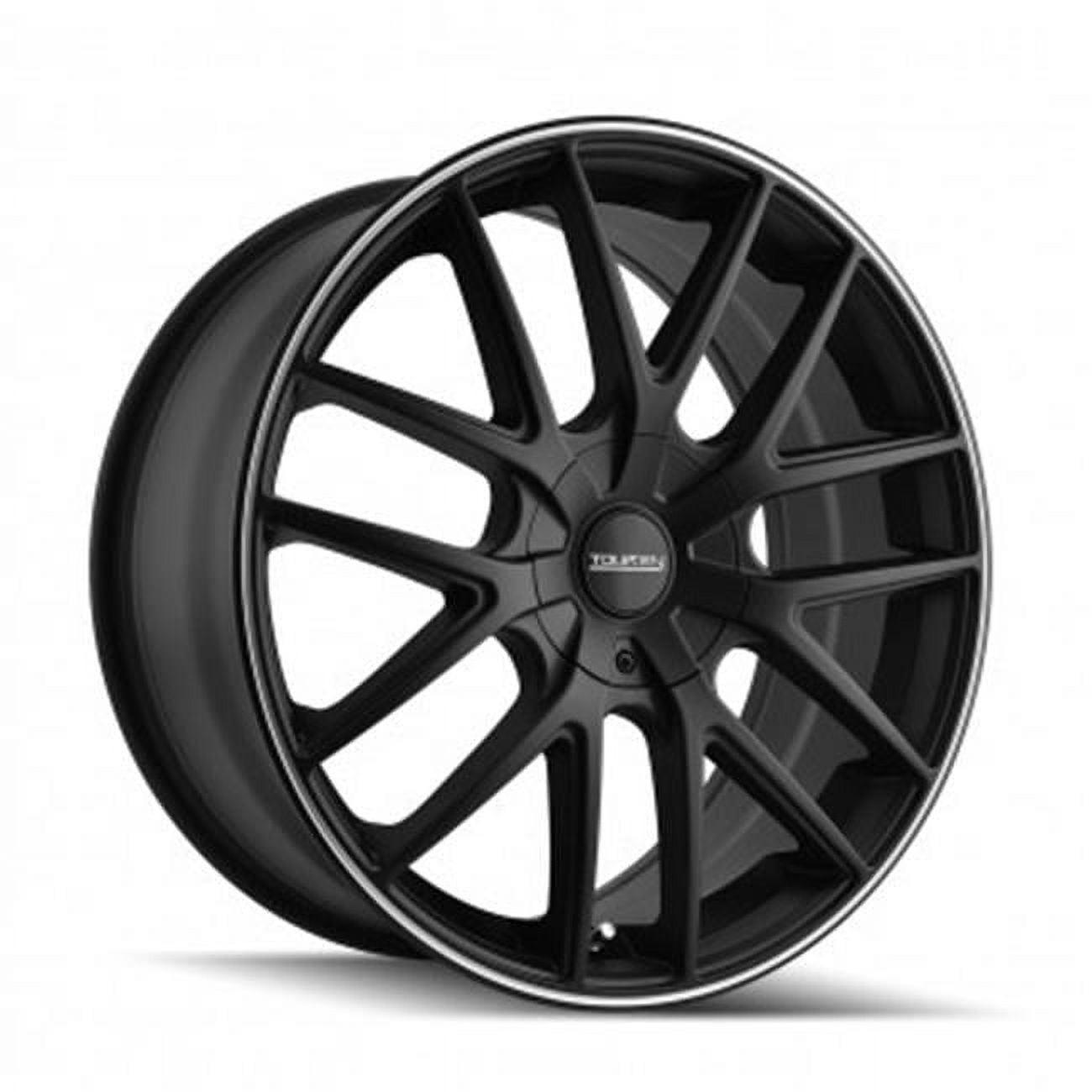 5-114.3, 5-120 PCD Tr60 Matte Black Machined Ring Wheel - Walmart.com