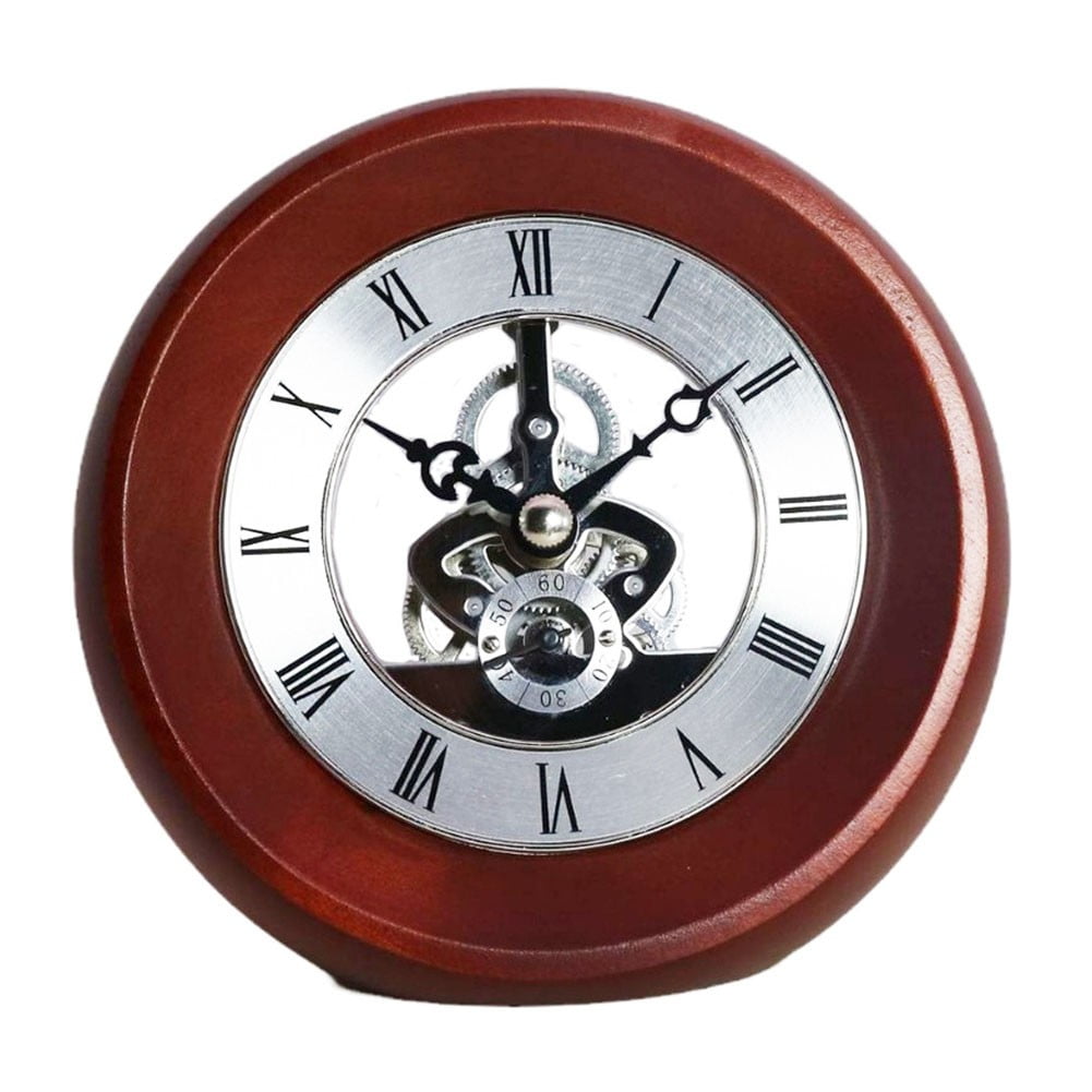 5.12-Inch Skeleton Clock Insert with Bezel, Quartz Clock Insert ...