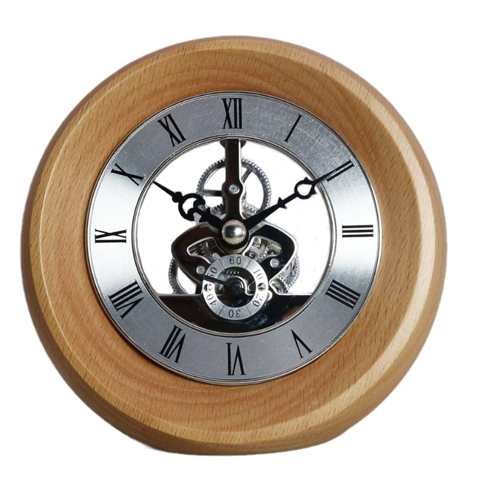 5.12-Inch Skeleton Clock Insert with Bezel, Quartz Clock Insert ...