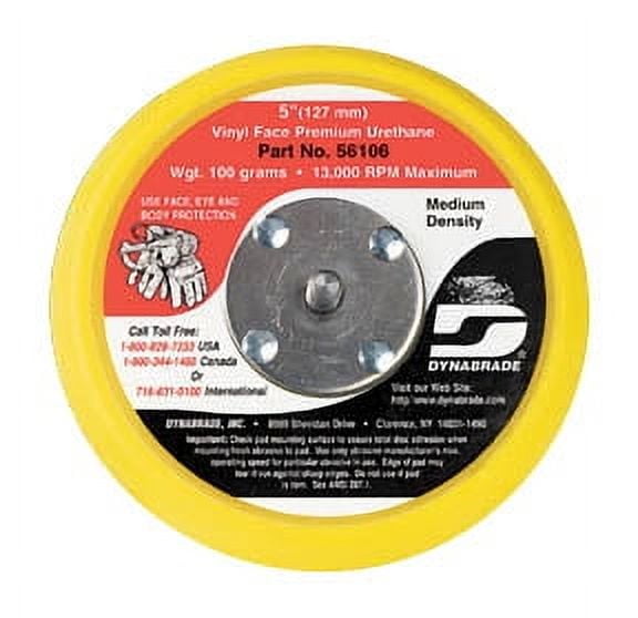 5" (127 mm) Dia. Non-Vacuum Disc Pad, Vinyl-Face 56106 - Walmart.com