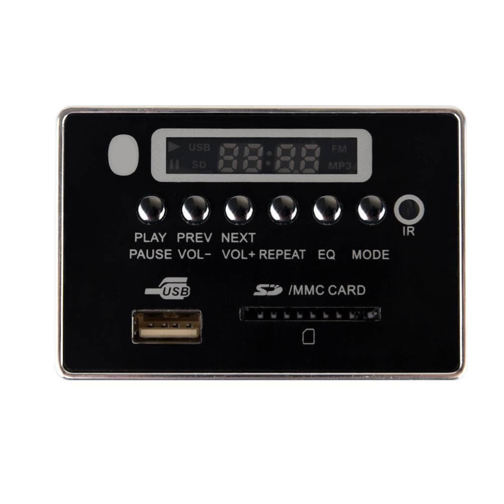 5/12V Car Wireless Bluetooth-compatible MP3 Decoder Module USB TF FM ...