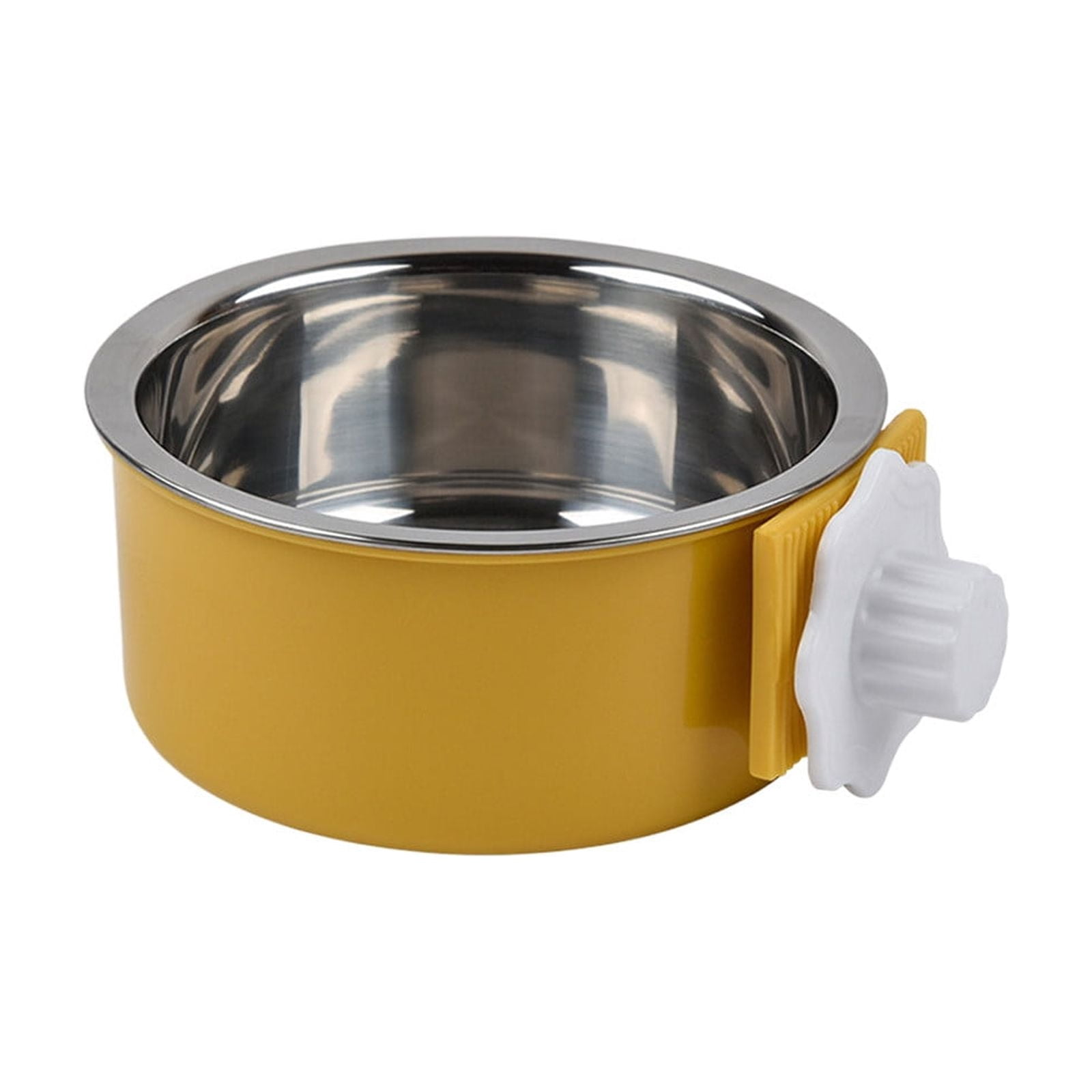 5.12inches Stainless Steel Hanging Pet Bowl,Dog Bowl with Adjustable ...