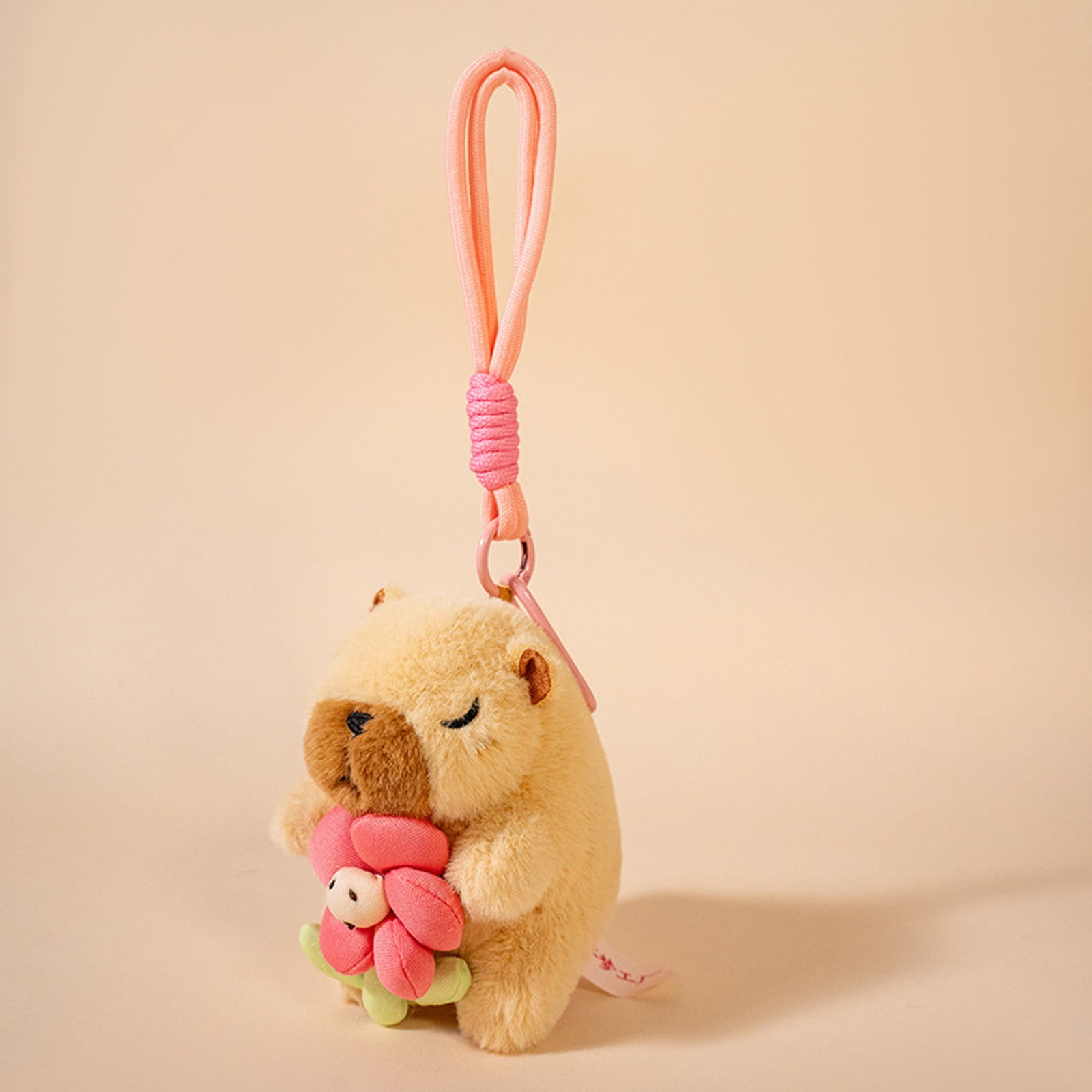 5.14" Capybara Plushies Toy Keychains Bag Charms, Cuddly & Soft Fashion ...