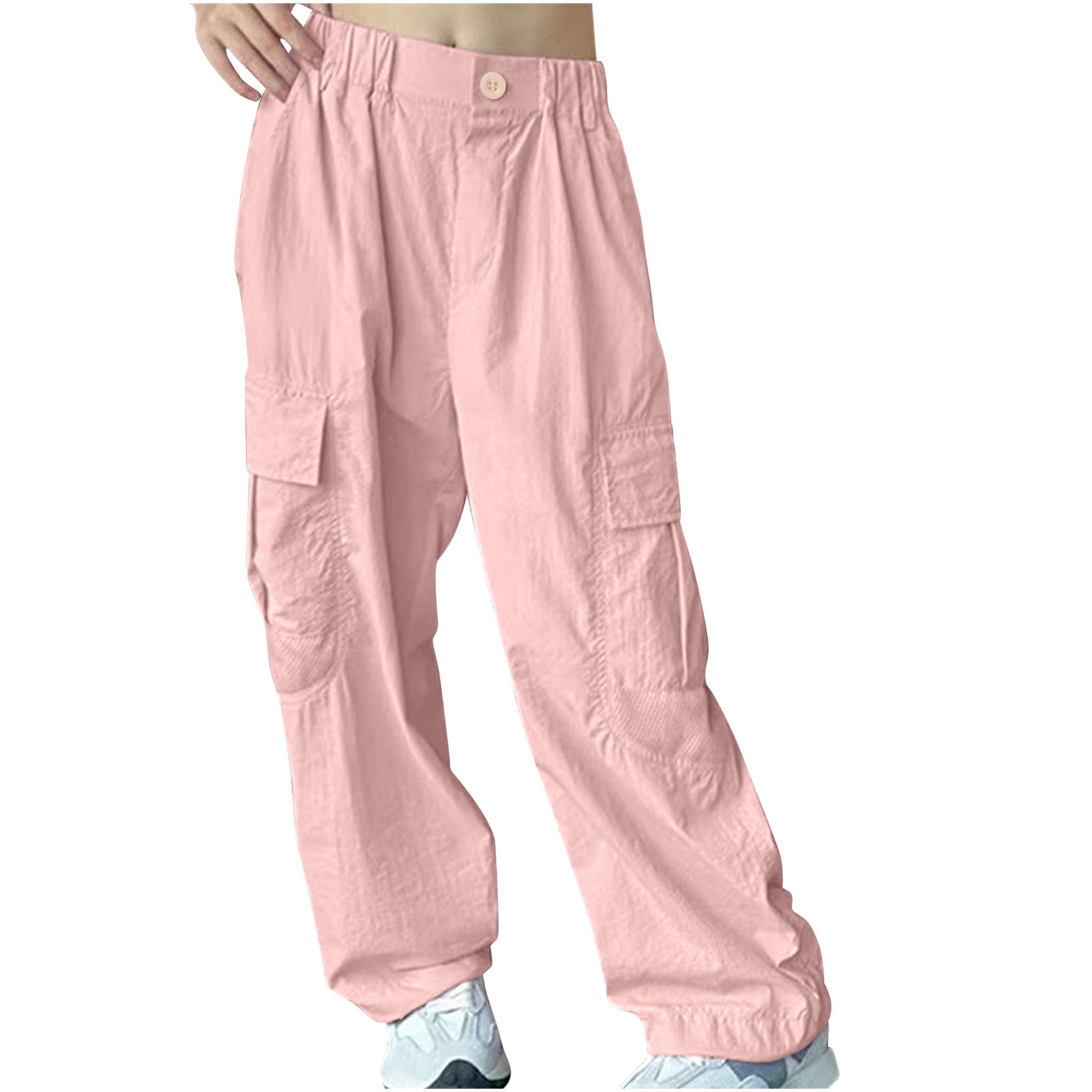5-14 Years Children Kids Cargo Pants Colorful Checkered Button Pocket ...