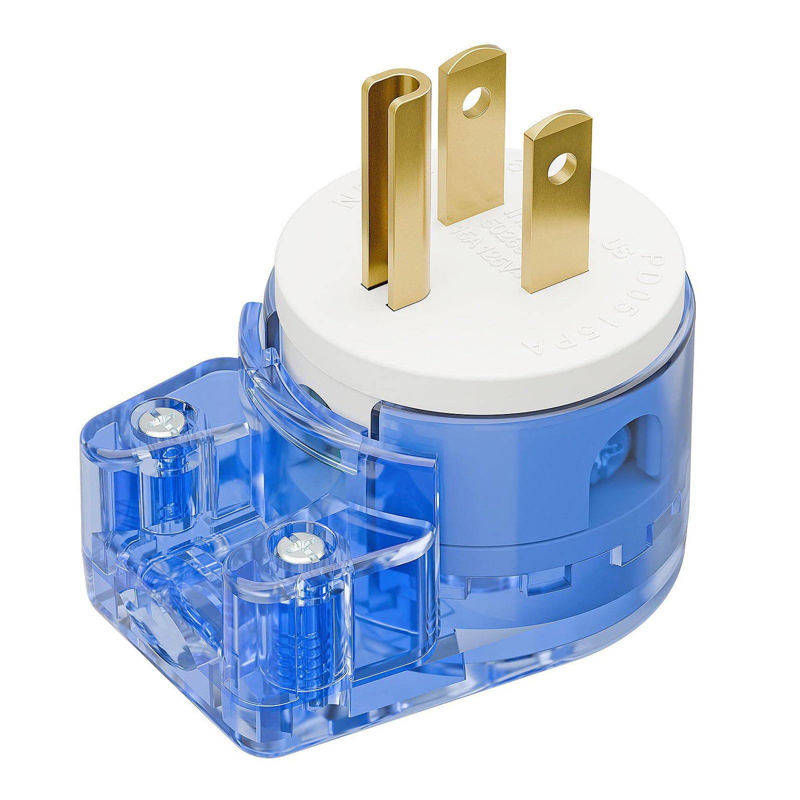 5 15P Right Angled Power Plugs 125V 15A Heavy Duty Industrial Wiring ...