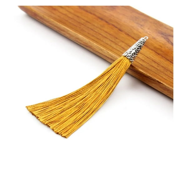 5-15Pcs/Pack 90mm Tassel Metal Hat Accessories DIY Bookmark Pendant ...