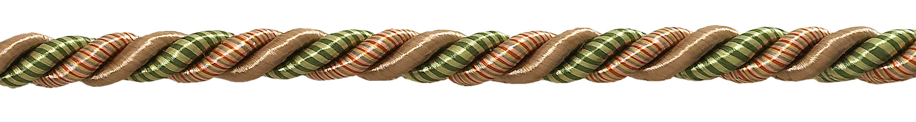 5/16" (0.5cm) Medium Twisted 3-ply Rope Cord Trim # 516BNL,, Olive ...