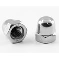 5/16-18 Acorn Hex Cap Nuts, 304 Stainless Steel Hex Nut Set, Plain ...