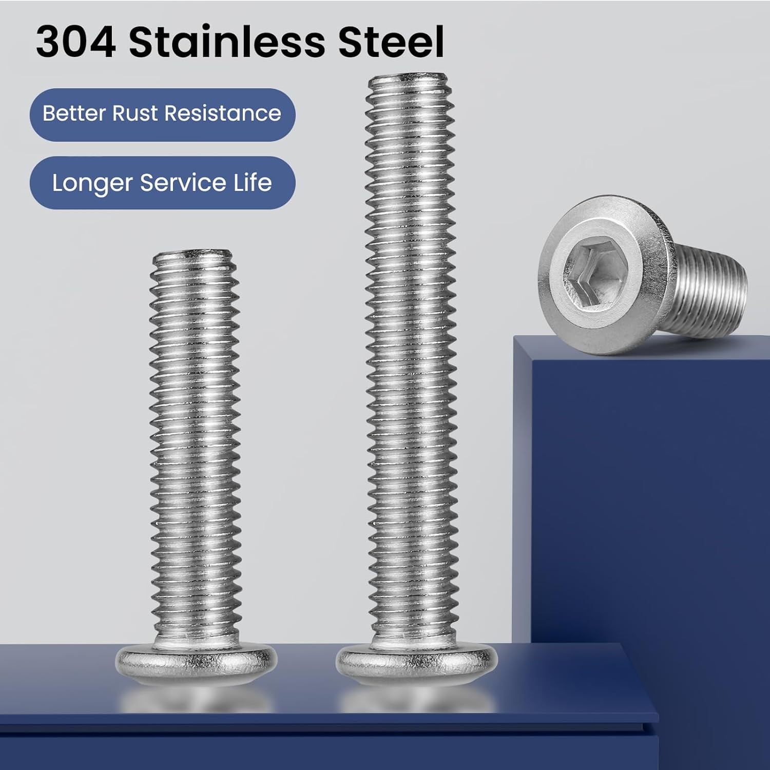 5/16-18 Bolt, 10Pcs 5/16-18 x 1-1/2" Flat Head Hex Socket Cap Screws ...