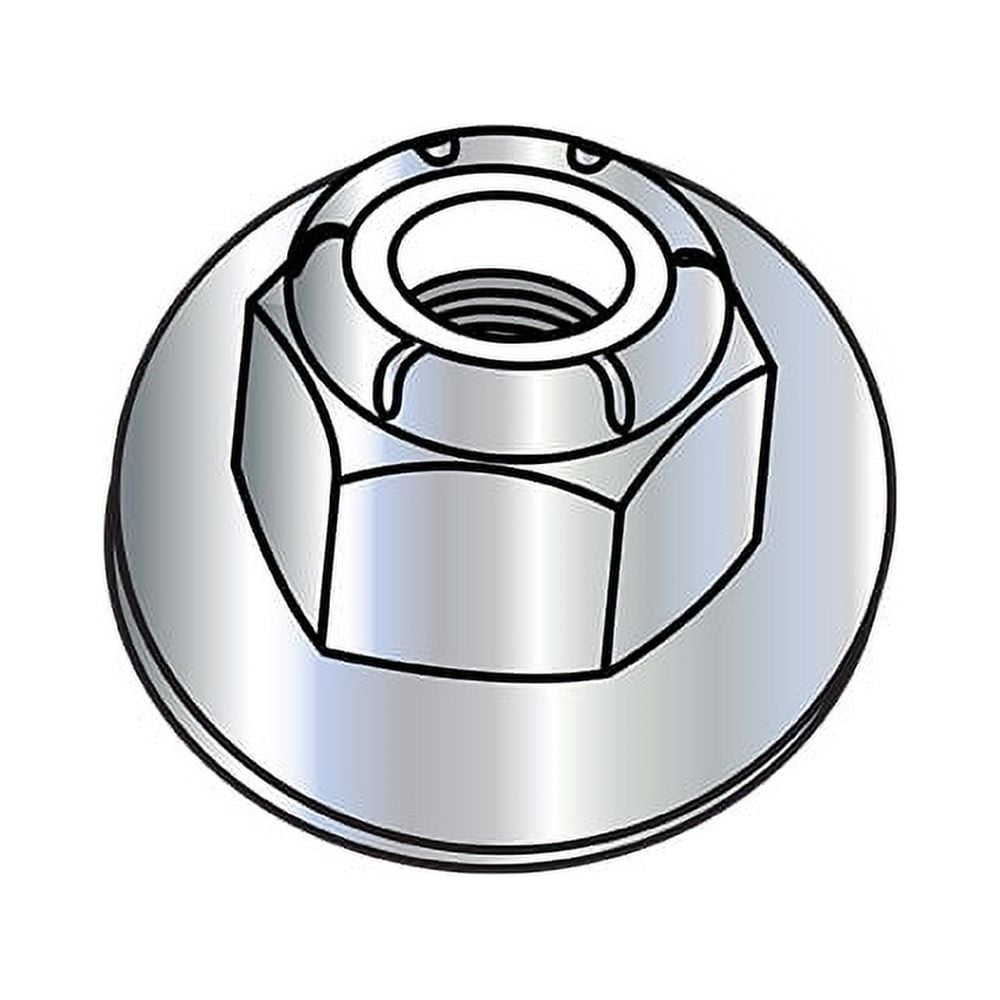 5/16-18 Nylon Insert Flange Stop Hex Lock Nut Zinc (Pack Qty 1,000) BC ...