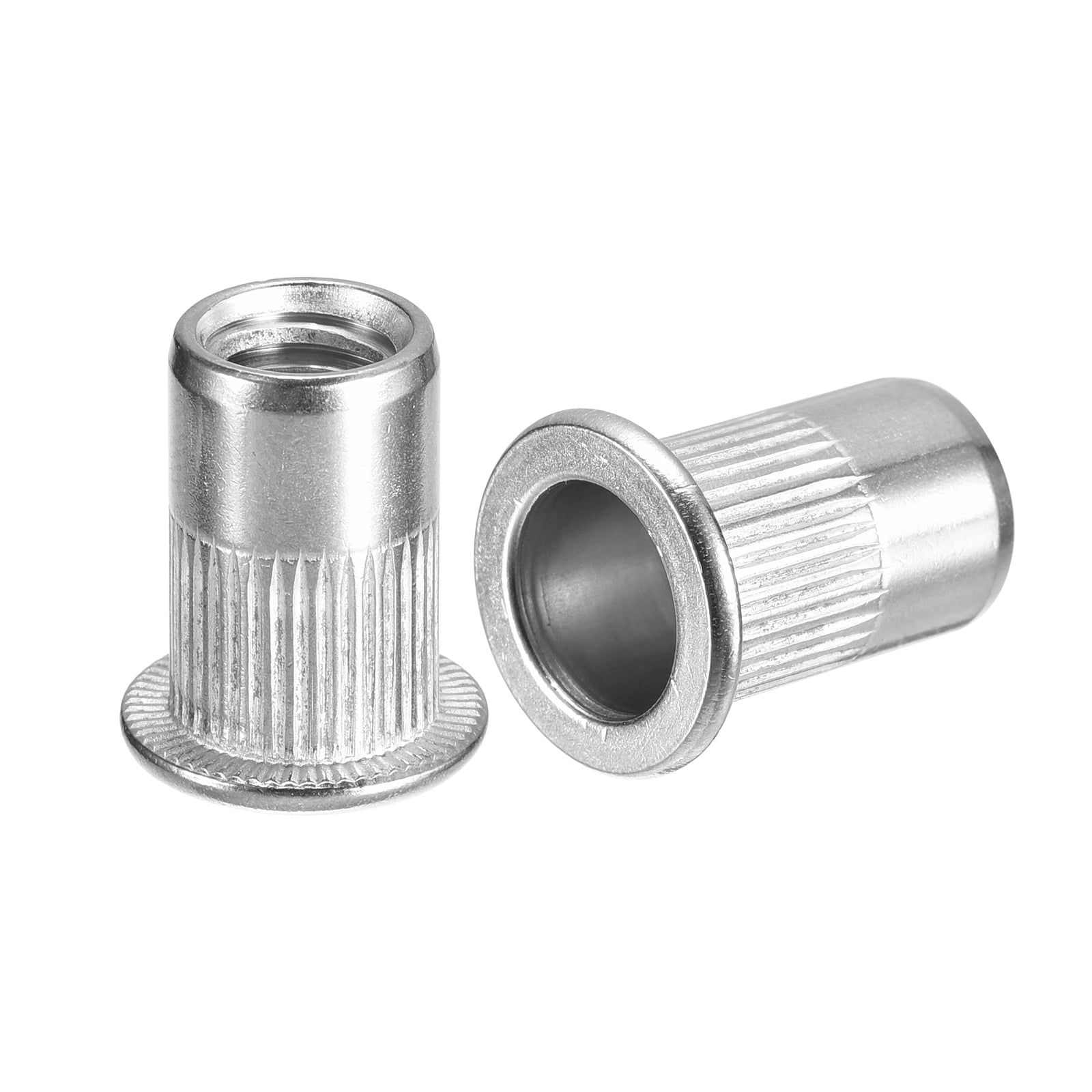 5/16-18 Rivet Nuts, 20 Pack 304 Stainless Steel Knurled Flat Head ...