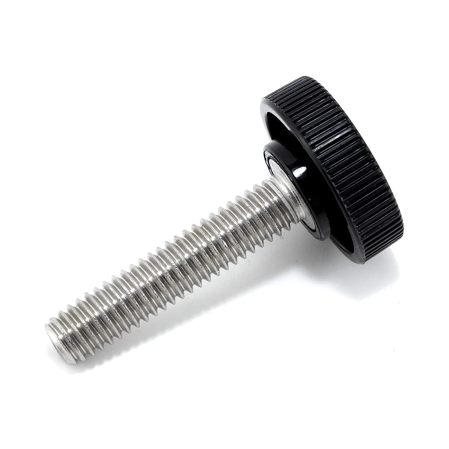 5/16-18 X 3 Inch Thumb Screws With Black Knob – Stainless Steel, No ...