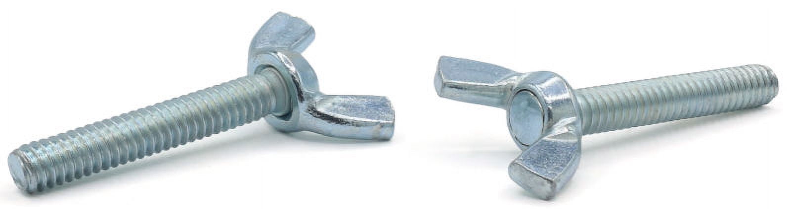 5/16-18 x 1" Type A / Cold Forged Wing Screws / Steel / Zinc - 200 ...