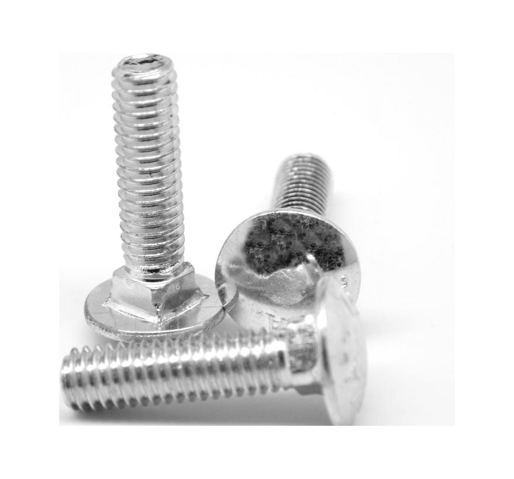 5/16"-18 x 3" (FT) Coarse Thread A307 Grade A Carriage Bolt Low Carbon ...