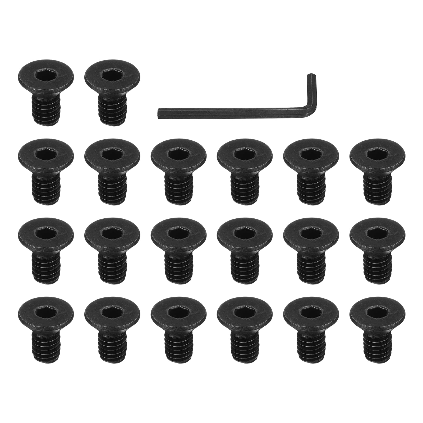 5/16-18 x 5/8 Inch Flat Head Socket Cap Screws Hex Socket Drive Machine ...