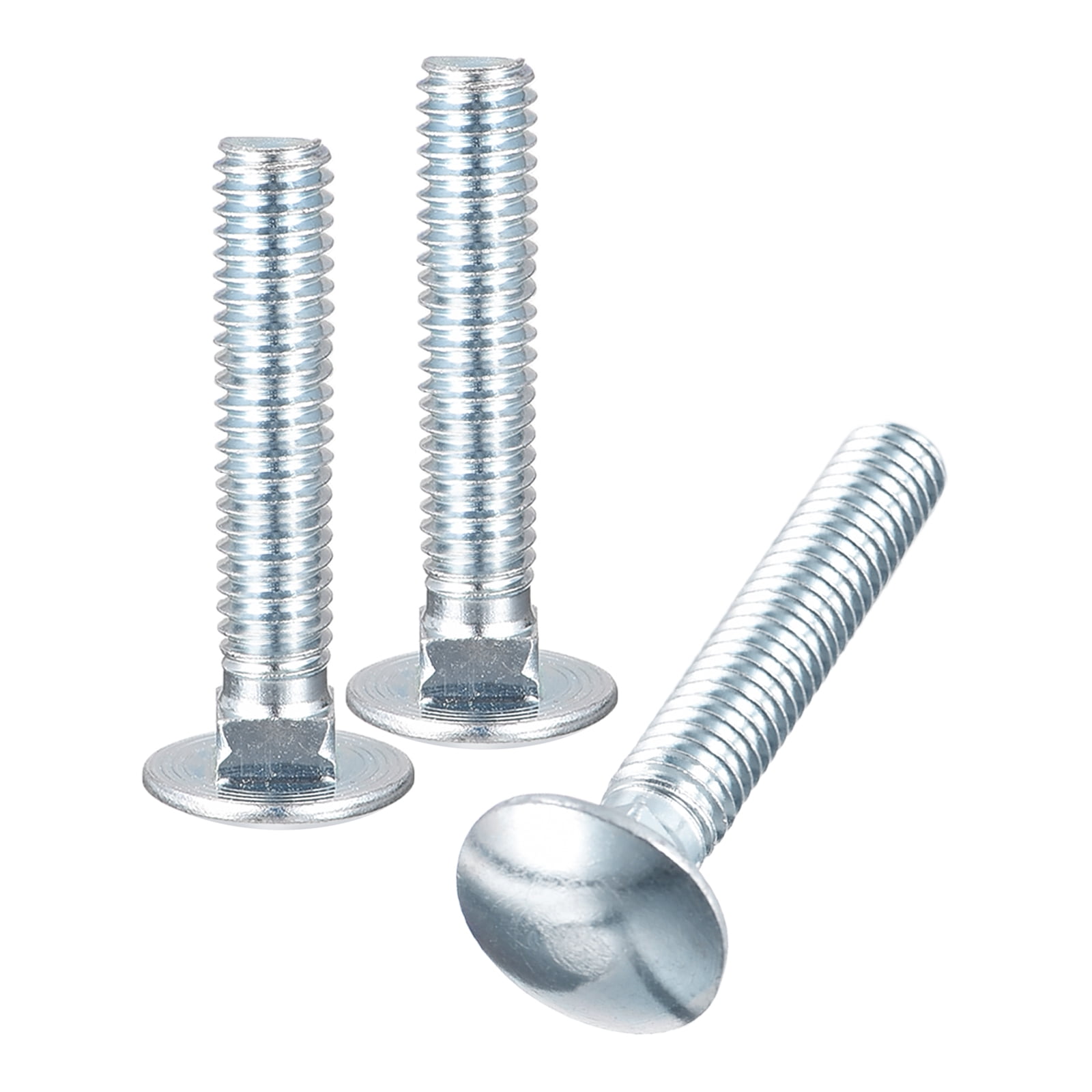5/16-18x1-1/2" Carriage Bolt, 6pack Round Head Square Neck Screws ...