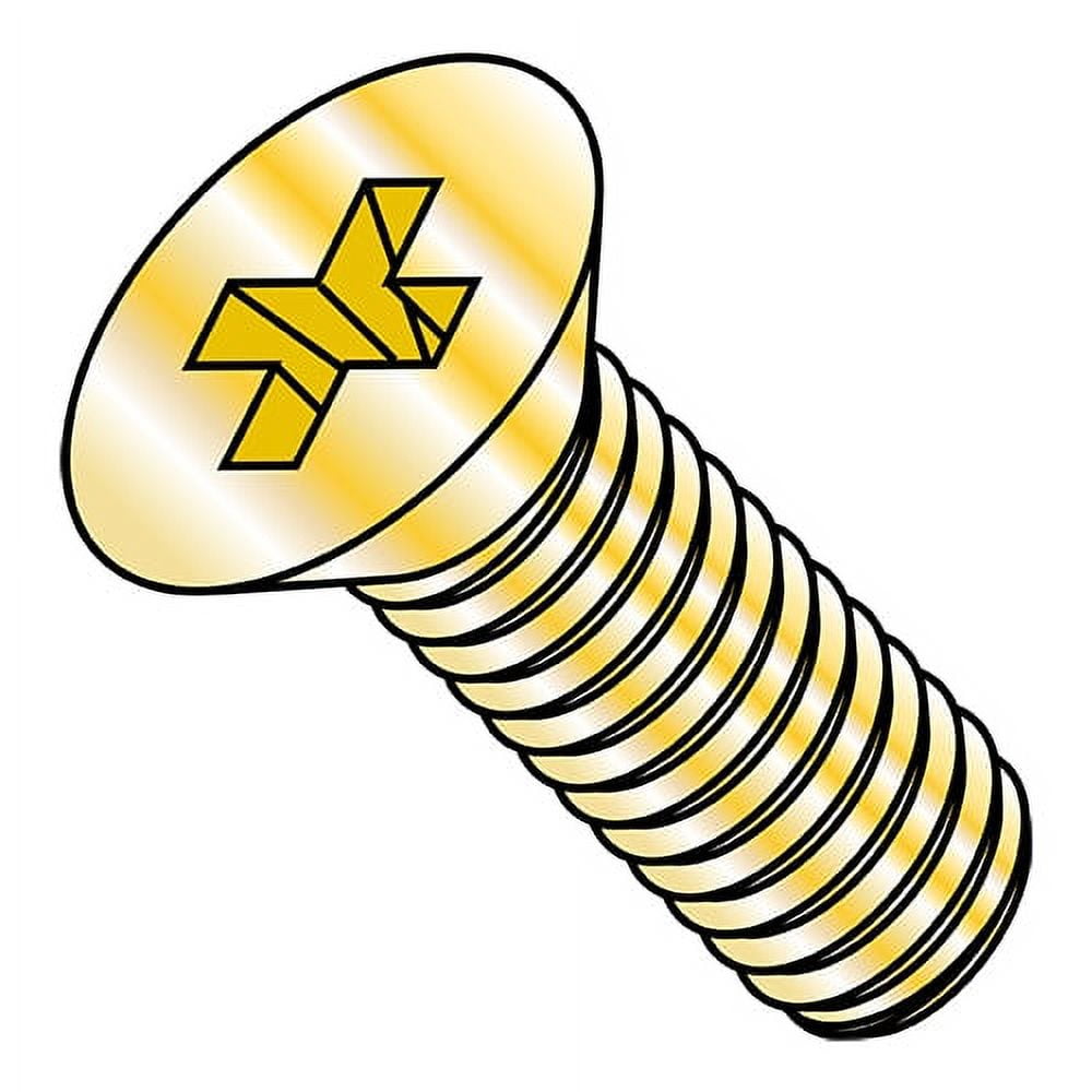 5/16-18x1 1/2 MS35190 Military Phillips Flat 82 Degree Full Thread ...