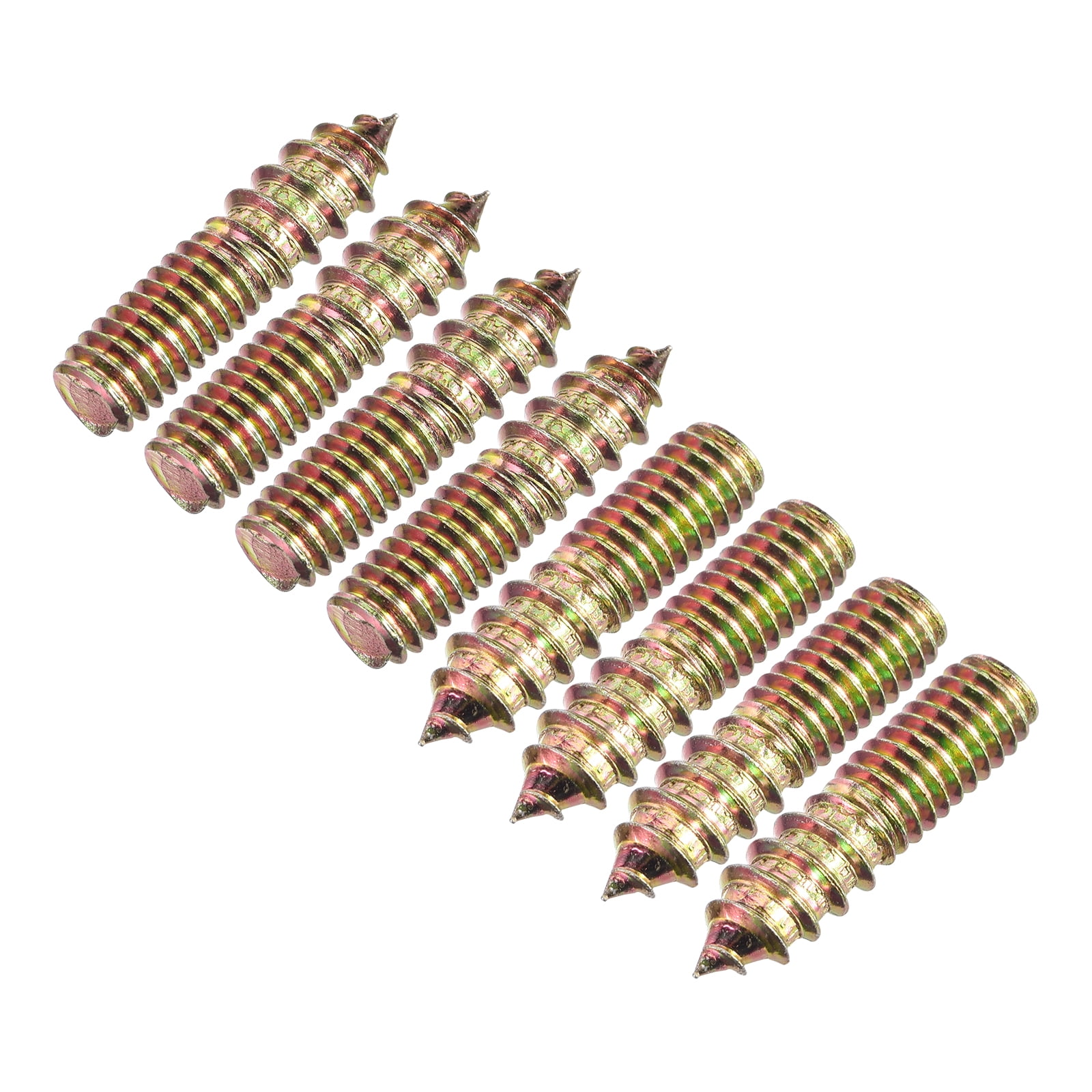 5/16-18x1-1/4" Hanger Bolts, 8 Pack Double Ended Screws Wood Dowel ...