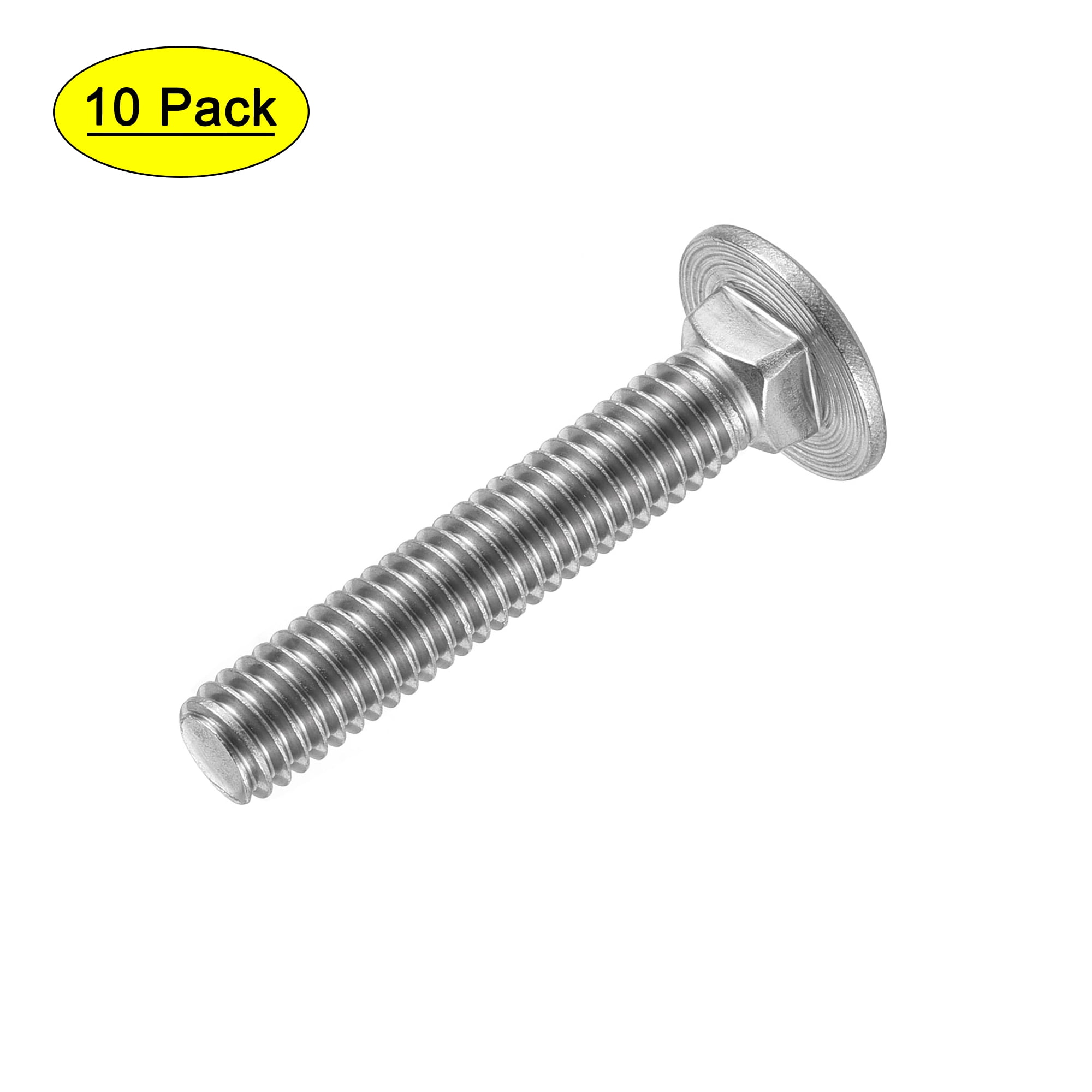 5/16-18x1-3/4" Carriage Bolt 304 Stainless Steel Polishing 10 Pack ...