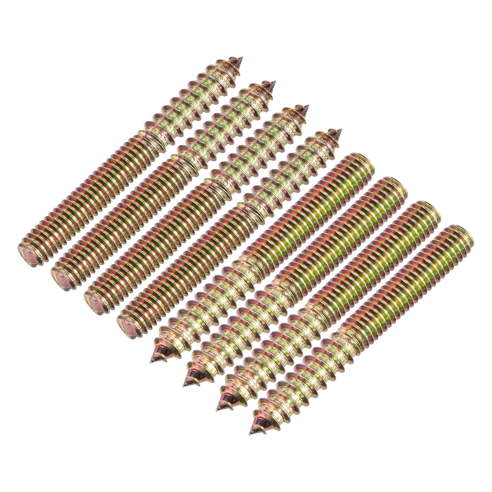 5/16-18x2-3/4" Hanger Bolts, 12 Pack Double Ended Screws Wood Dowel Screws - Walmart.com
