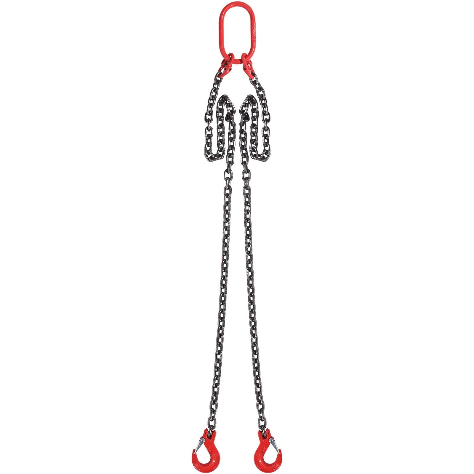 5/16 "× 5ft G80 Double Limb Lifting Chain Sling 6600lbs Alloy Steel ...