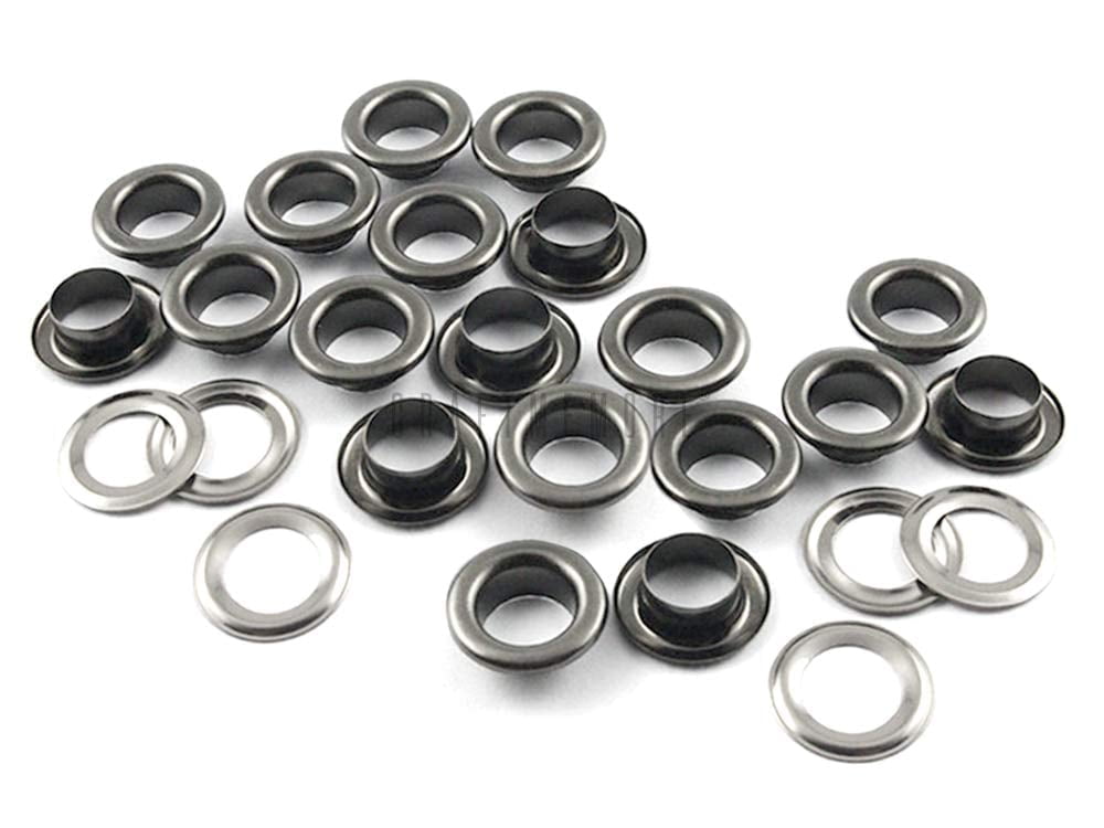 5/16" (8MM) Hole 100 Sets Grommets Eyelets with Washers for Shoes, Bead ...