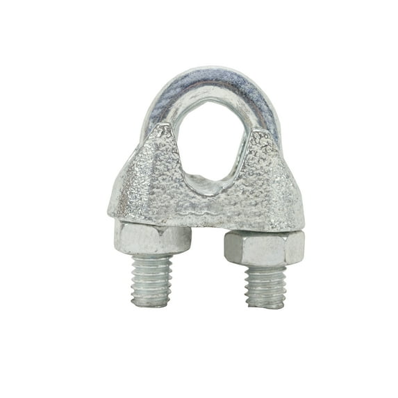 5/16" Galvanized Malleable Wire Rope Clips (100-Pack) - Walmart.com