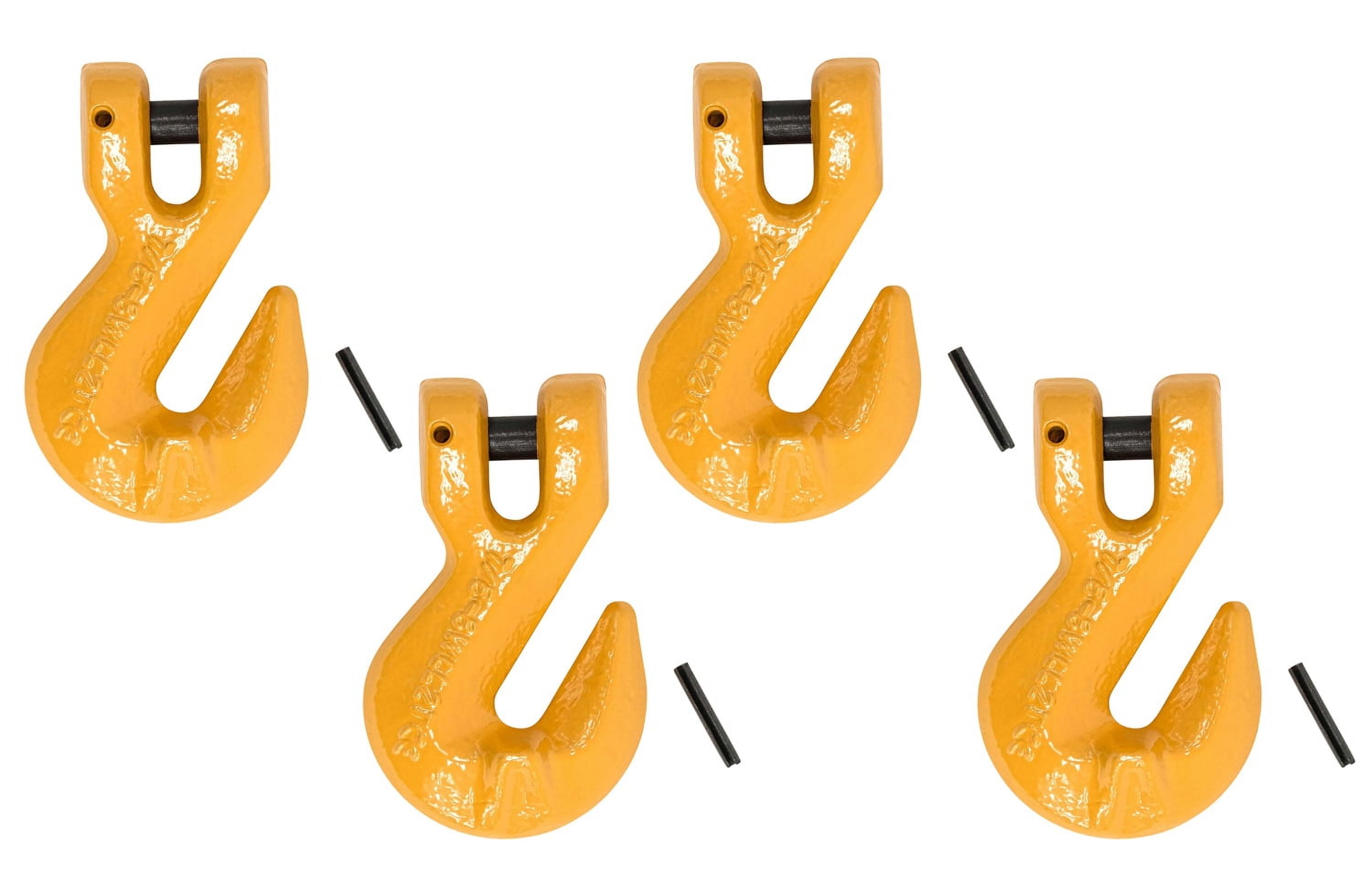 5/16" Grade 80 Clevis Cradle Grab Hooks w/Pins | Tow Hooks with Clevis ...