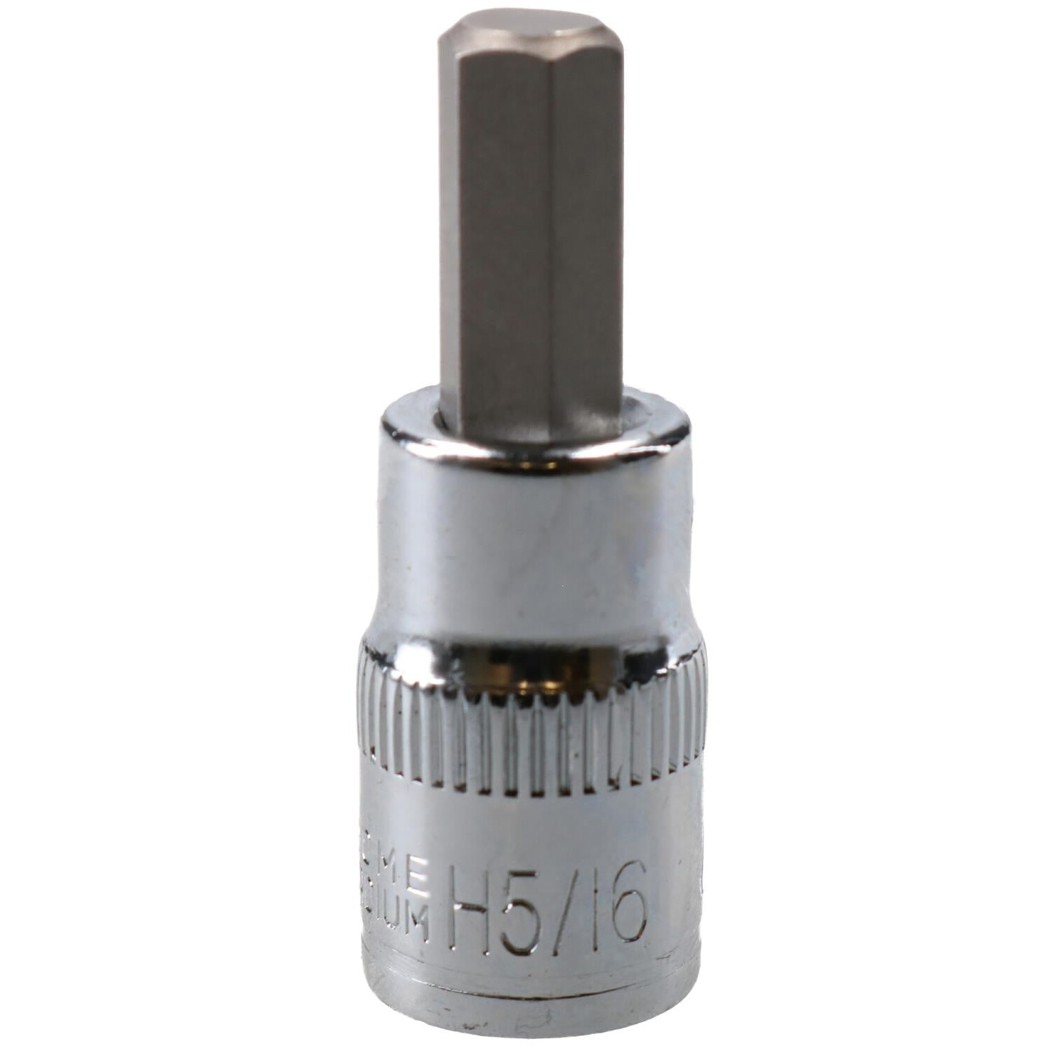 5/16" Hex Key Socket / Bit 3/8" Drive Imperial AF SAE 6 Sided Allen Key ...