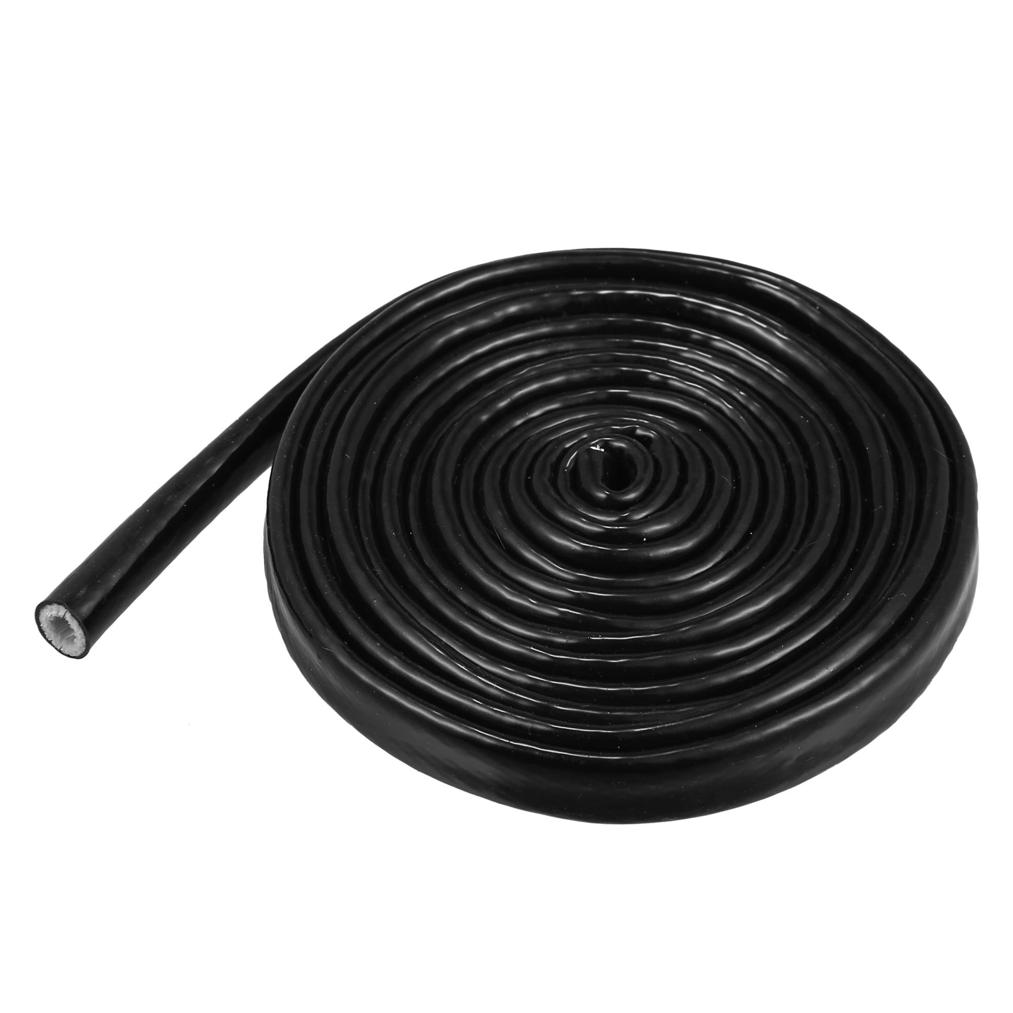5/16" IDx10FT Heat Shielded Fire Sleeve Silicone Coated Fiberglass Tape ...