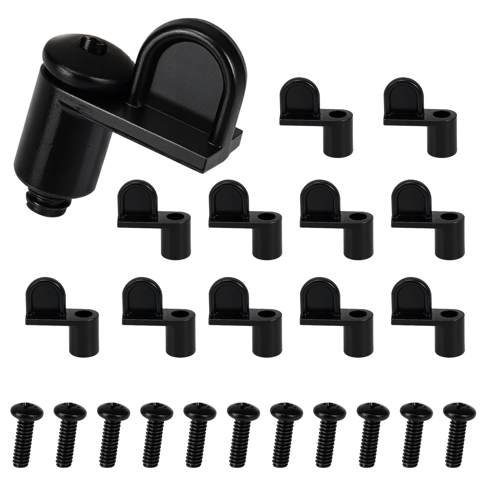 5/16 Inch Window Screen Clip with Screws, Storm Door Clips for Glass ...