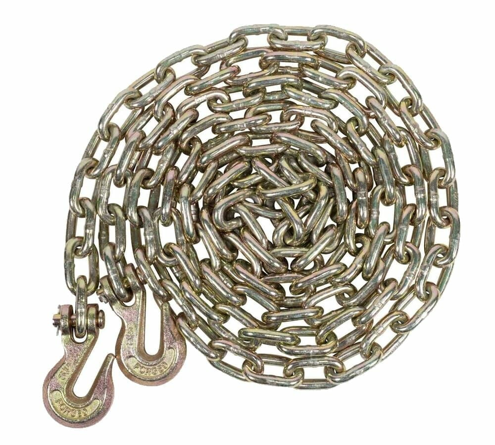 5/16 Inch x 20 FT Grade 70 Binder Chain with Clevis Grab Hooks - G70 ...