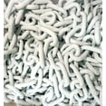 5/16” Proof Coil Weld Steel Chain, White Powder Coated After Zinc ...