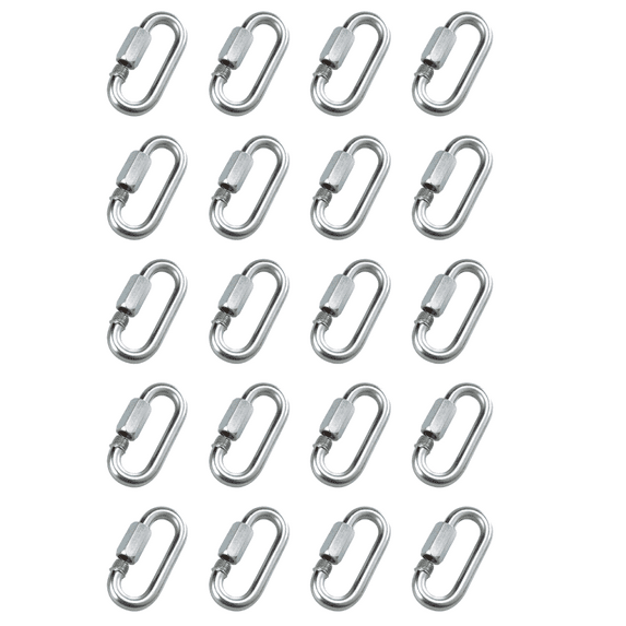 5/16" Quick Link, 20 Piece, Zinc, UPC Tagged, Peerless Chain #4421340 ...