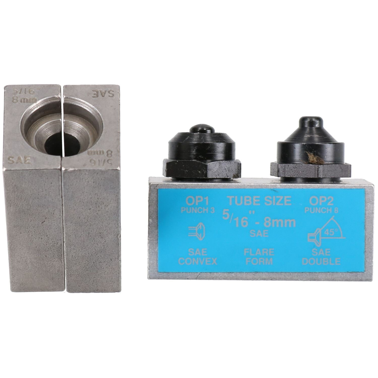 5/16" SAE / 8mm Brake Pipe Flaring Flare Tool Punch And Die Single ...