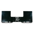 5/16” Skid Steers Mount Plate w/ 2" Removable Hitch Receiver Compatible ...
